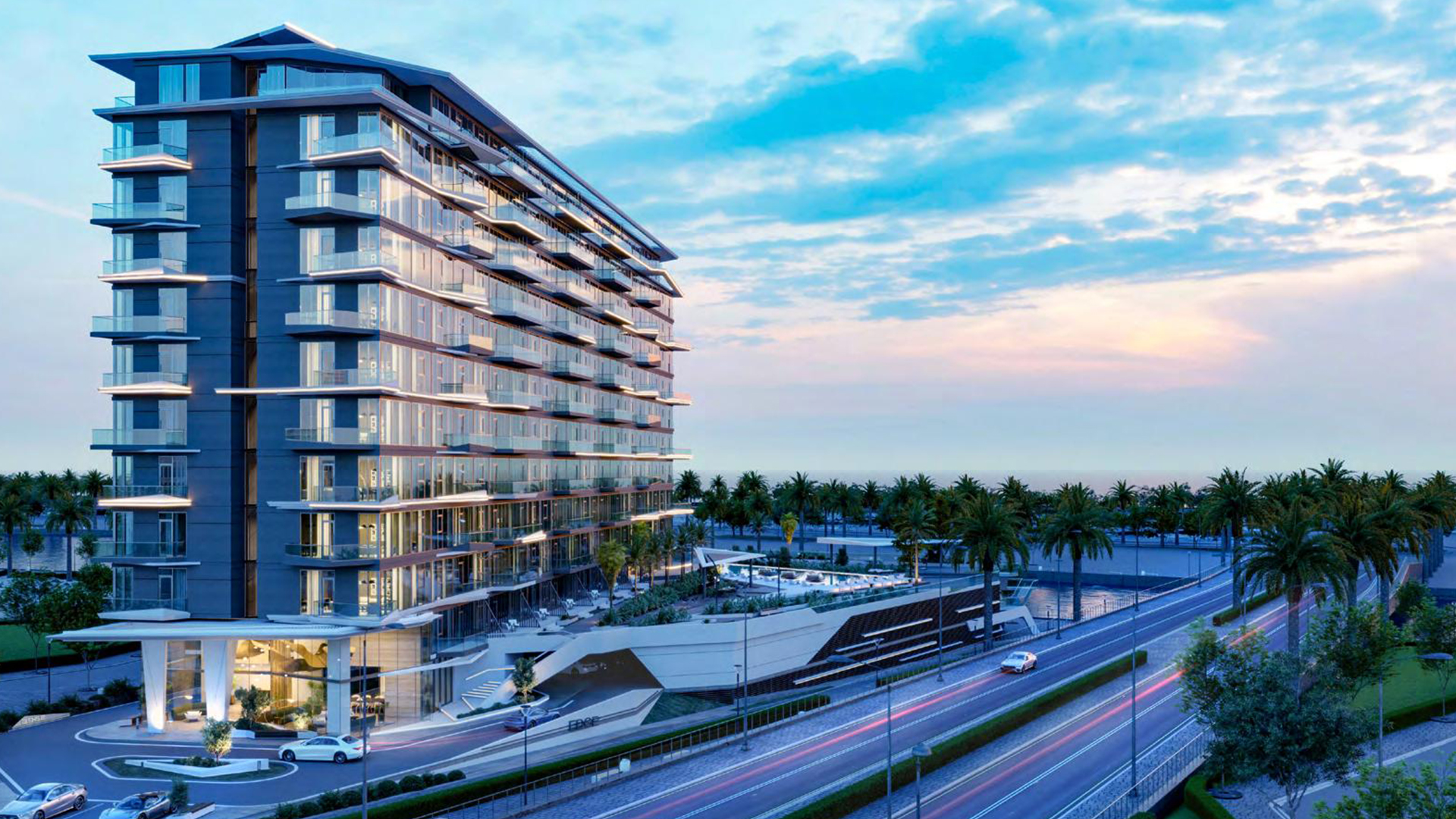 EDGE is a residential complex located on the coast of Raha Island